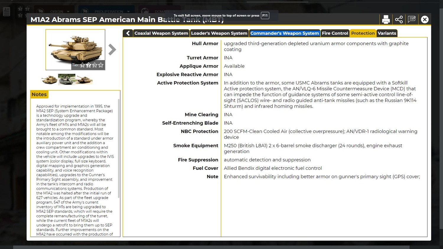 M1a2's weak armor - Ground Vehicle - War Thunder — official forum