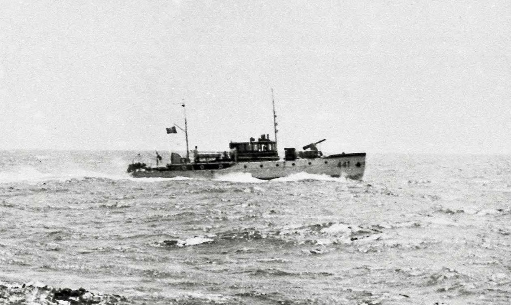 Baglietto type 1934 subchaser, MAS 441 (post refit) - Implemented - War ...