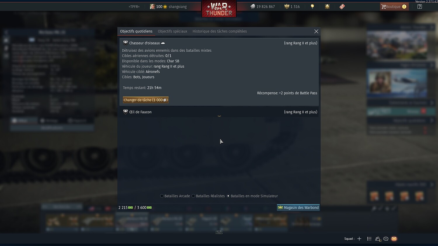 Rewards and daily missions - F.A.Q and Tutorials - War Thunder — official forum