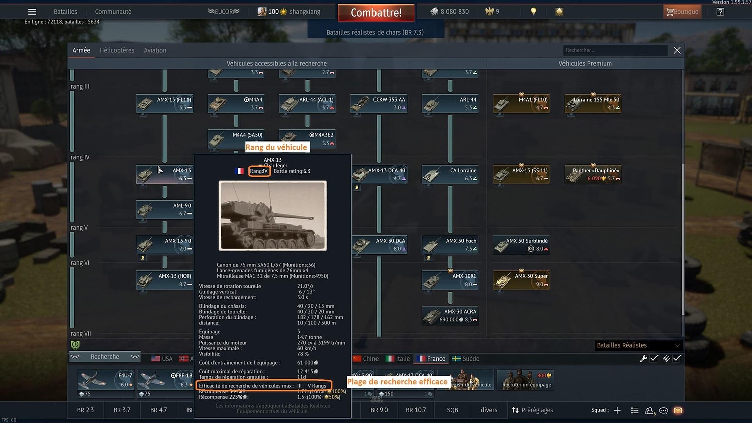 Le Match Making et les Rangs - Communauté francophone - War Thunder — official forum