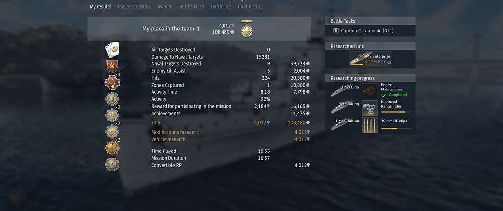 Naval RP - Realistic Battle - War Thunder — official forum