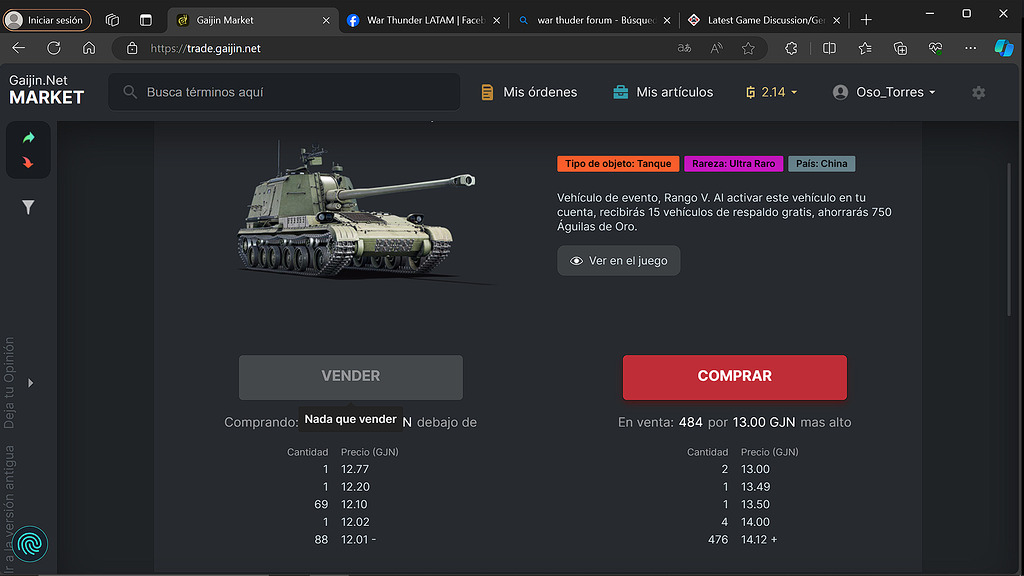 I cannot sell my - Gaijin.net Store, Gaijin Market, Merch Shop,Forum ...