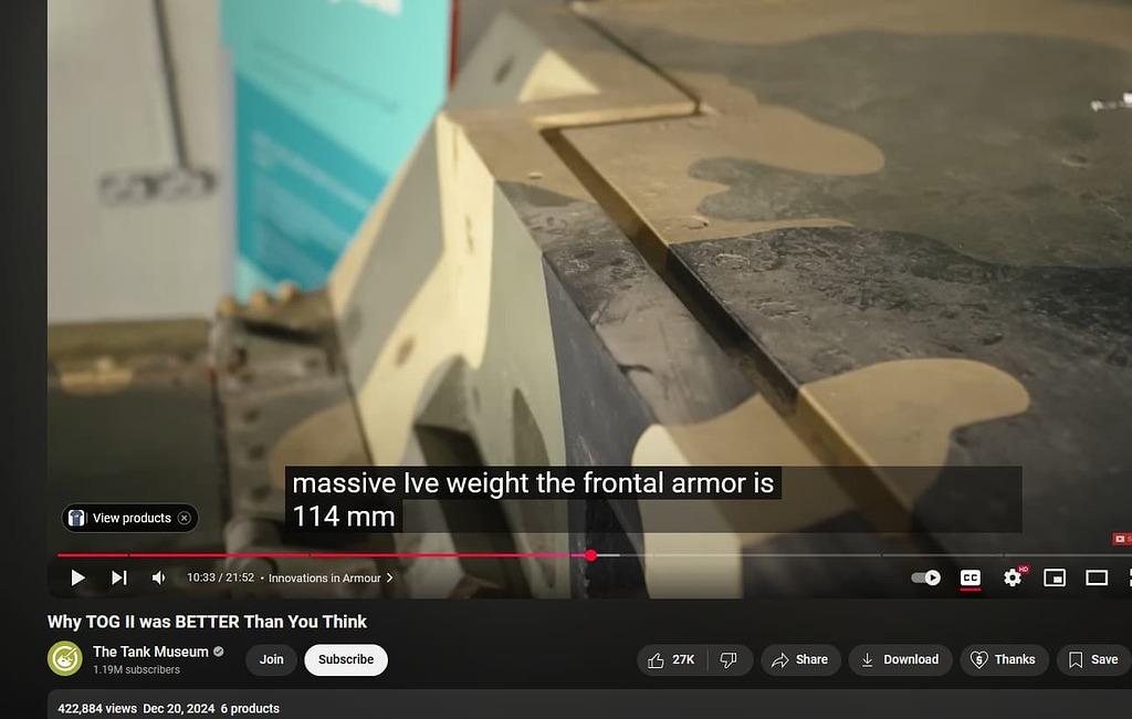 Tog II front armor - Ground Vehicle - War Thunder — official forum