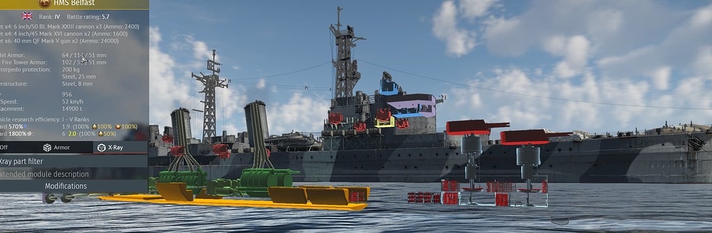HMS Southampton VS Belfast shell rooms position? - Navy - War Thunder ...