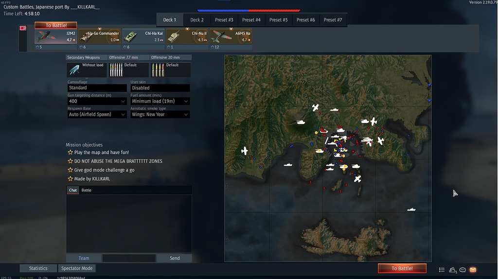 Ingame loadout-selection for Custom Battles - Passed - War Thunder ...