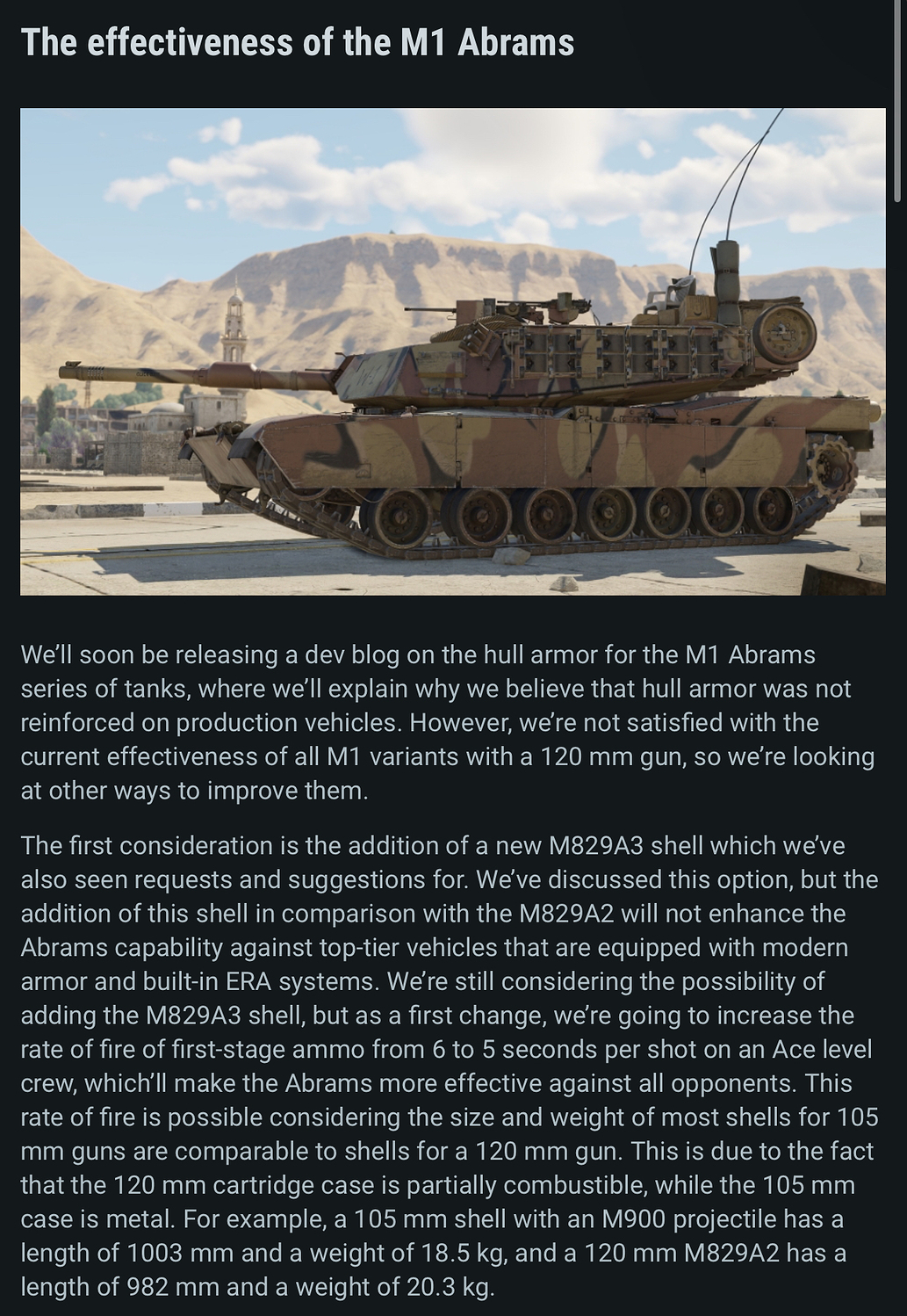 Consideration of APFSDS shells - Ground Vehicle - War Thunder ...