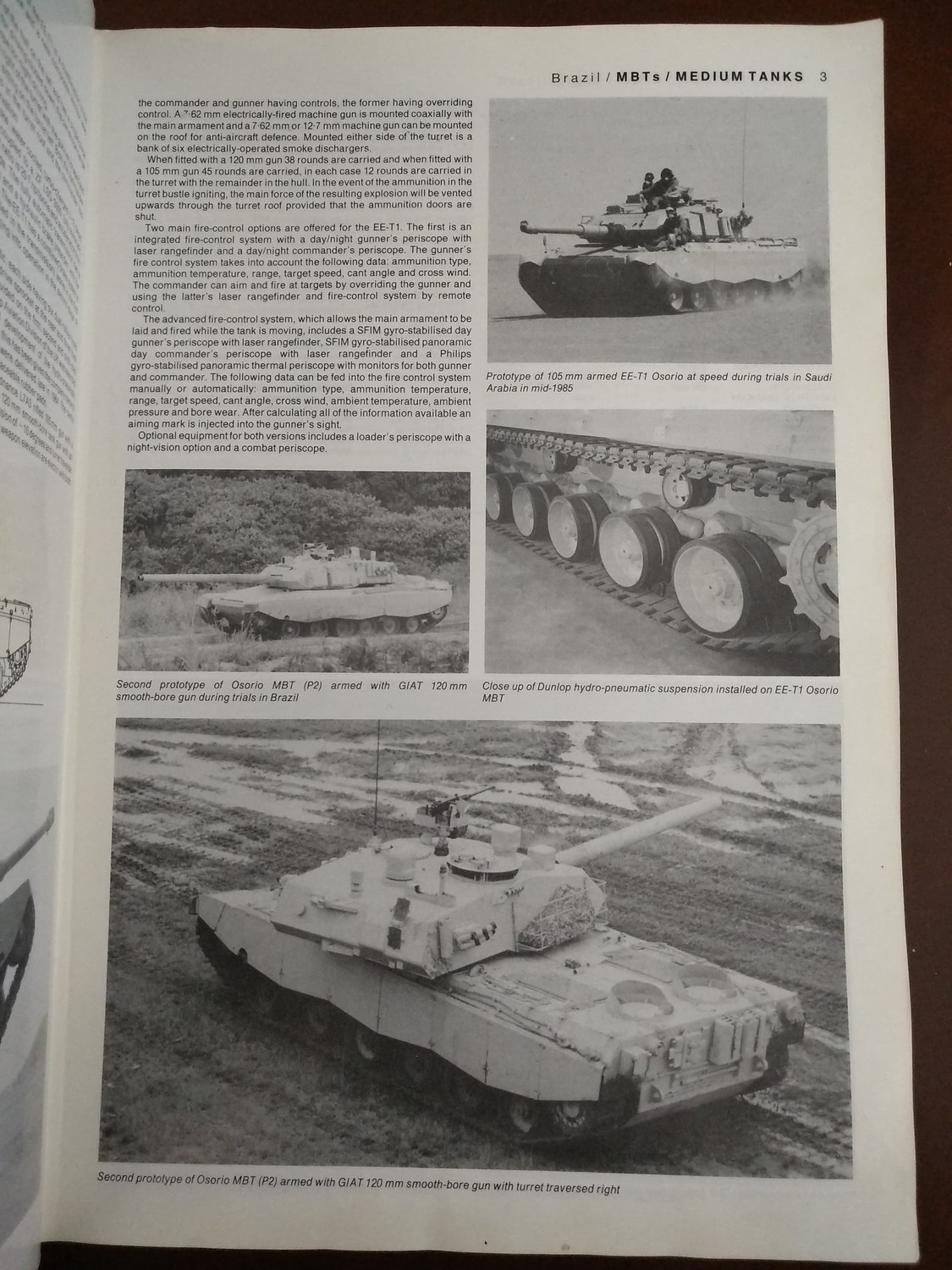 Engesa Osório EE-T1 120mm - Brazil goes to the tank championship in ...