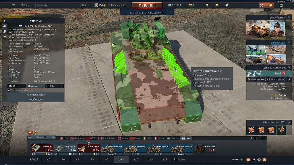 Namer RCWS-30 Armor - Machinery of War Discussion - War Thunder — official forum