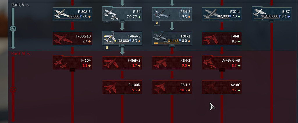 Best fighter in Rank VI - USA Tree - Aircraft - War Thunder — official ...