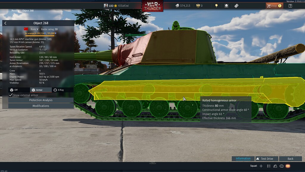 Object 268 lower side armor - Historical Discussion - War Thunder ...