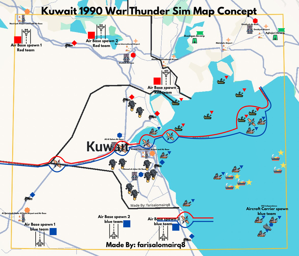 Operation Sand Viper: a Kuwait 1990 gulf war depiction - Maps/Missions ...