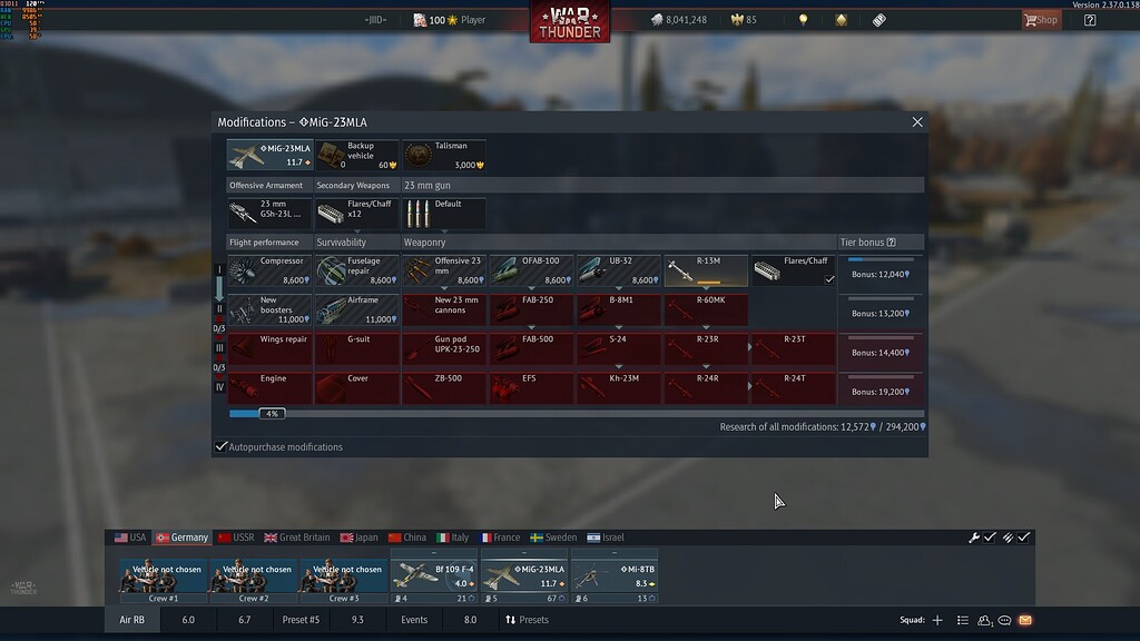 German MiG-23 MLA custom loadout bugs - Aircraft - War Thunder ...