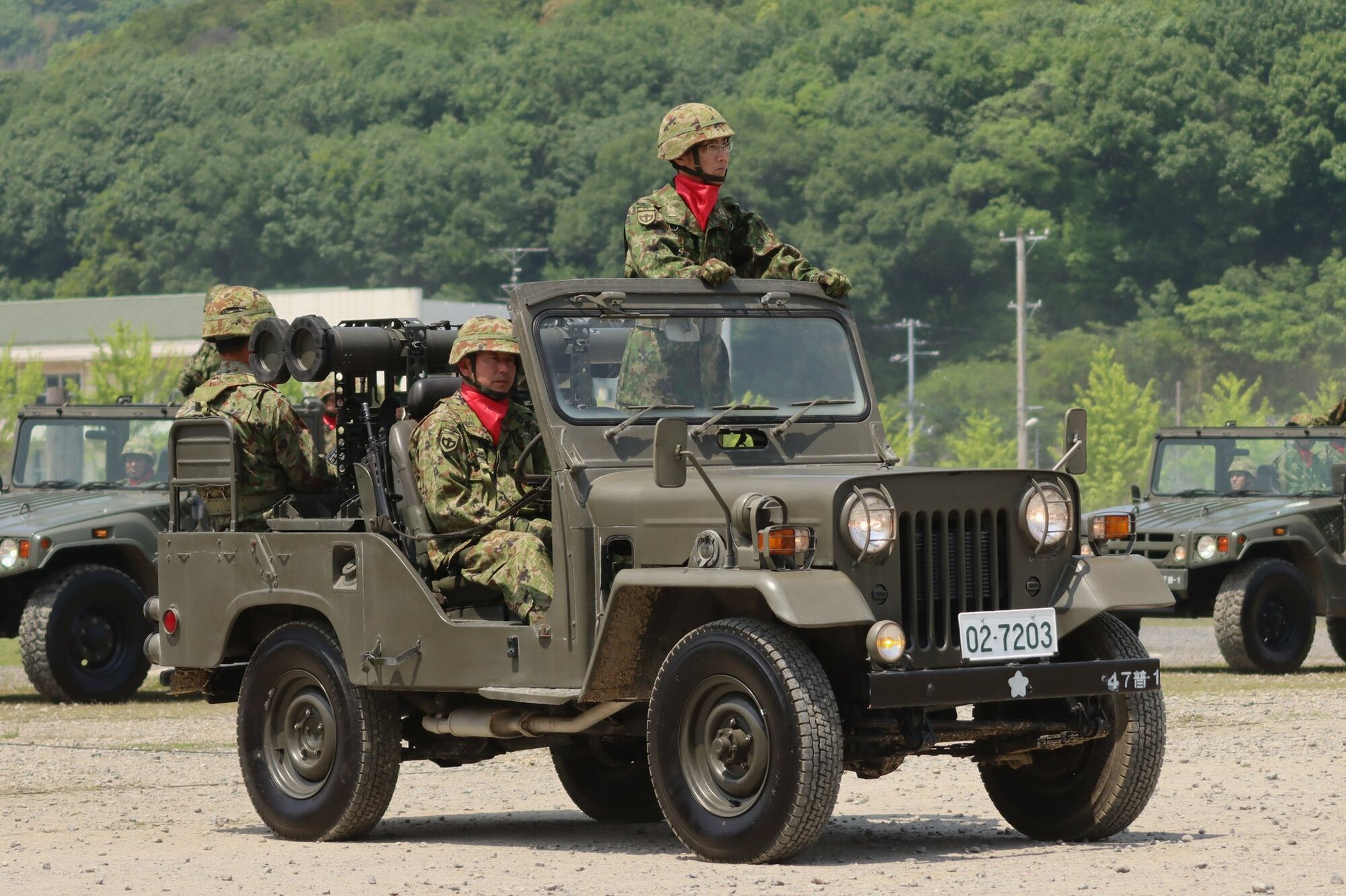 Mitsubishi Type 73 Light Truck armed with Type 79 Jyu-MAT - Ground ...