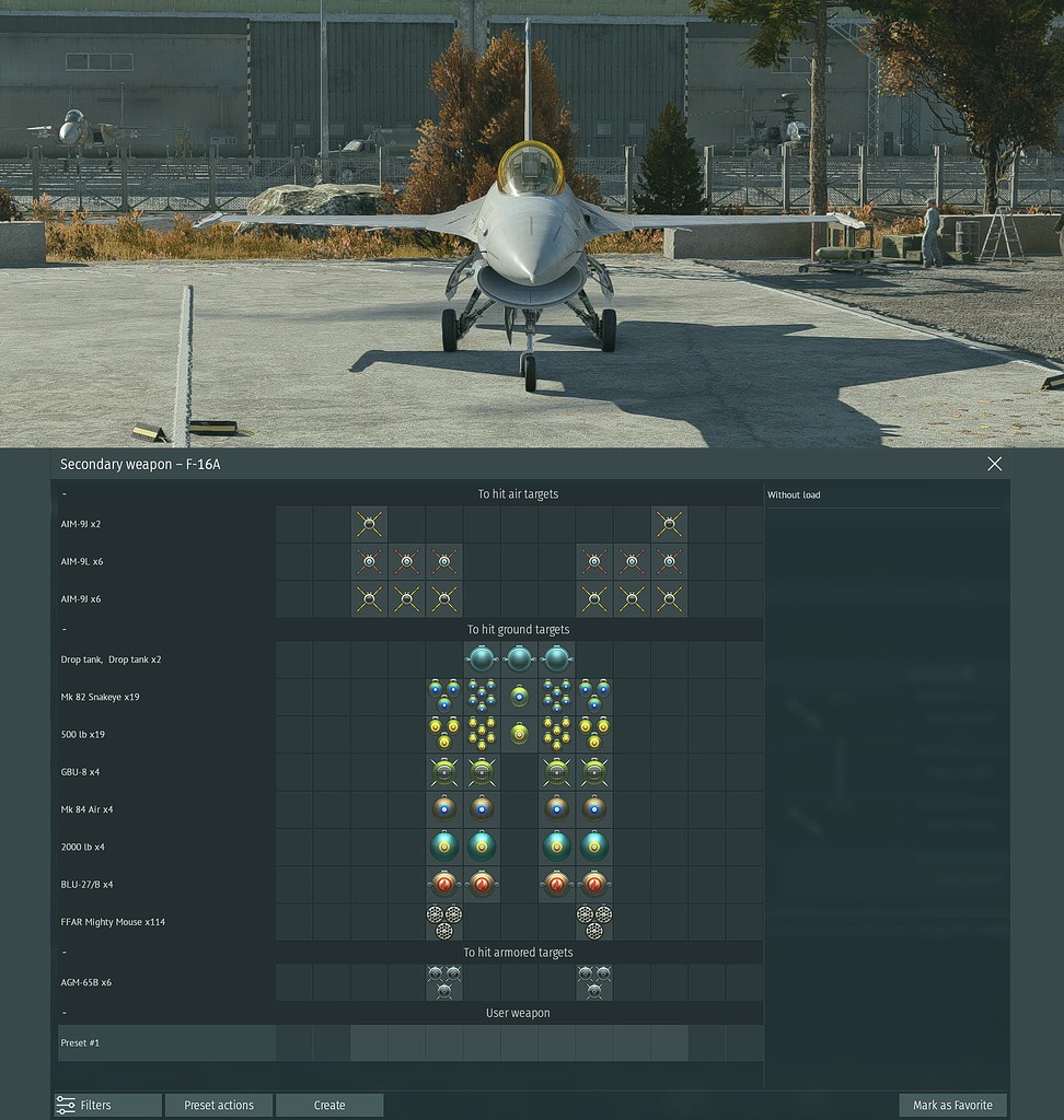 Improvement on the Secondary Weapons Selection screen (Loadout in ...