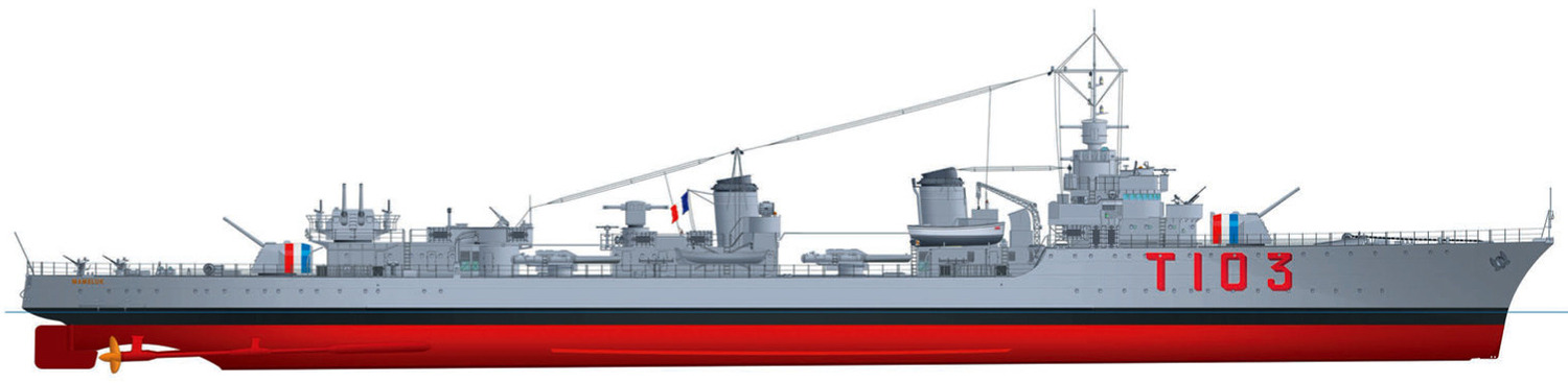 Le Hardi - class destroyer, Mameluk 1942 - Naval - War Thunder ...