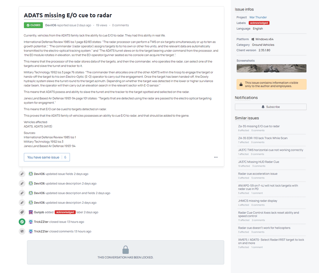 Warthunder Issues Need Change General Discussion War Thunder