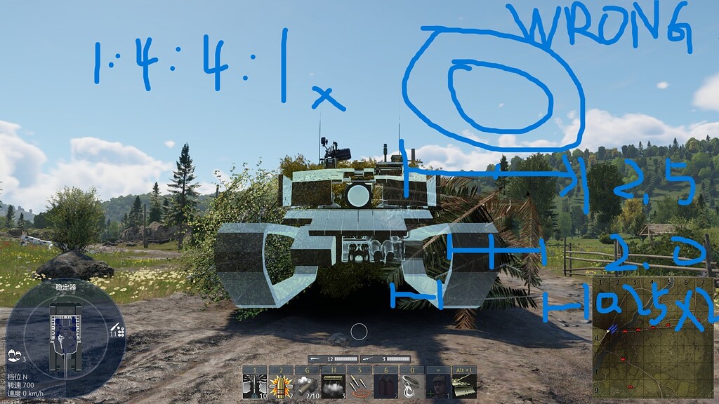 ZTZ99A and WZ1001E gun is only half thick than in reality - Ground ...