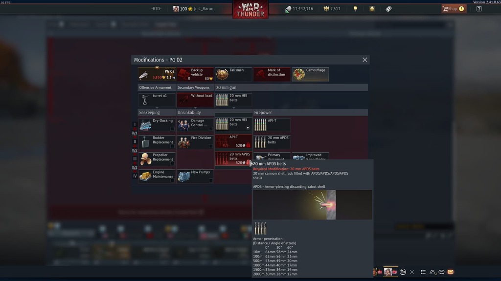 Since the Machbet had APDS in real life, should it recieve it in-game ...