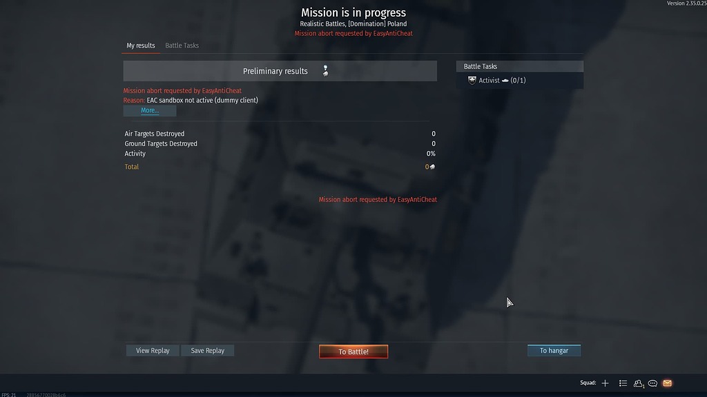 EasyAntiCheat kicks me out of battles (dummy client) on linux ...