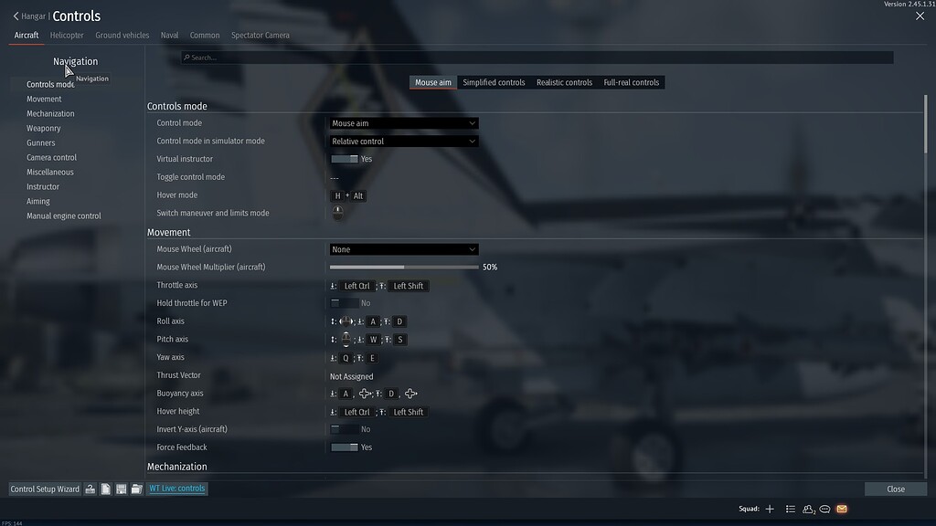 Buoyancy axis in air controls - Gameplay Problems & Advice - War Thunder — official forum