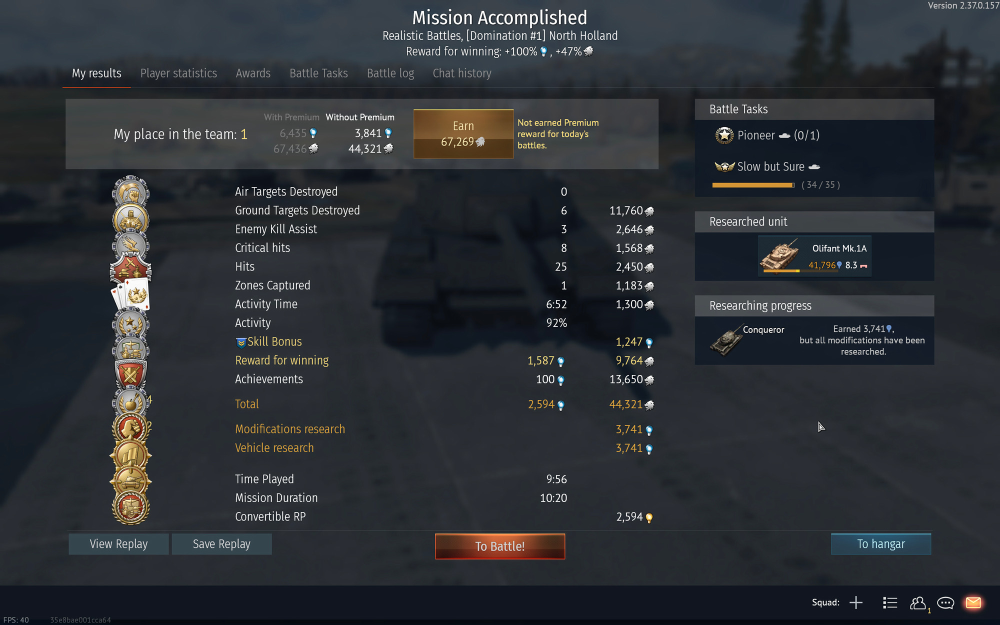 The ballance of tank classes, heavies, light tanks, destroyers and spaa ...