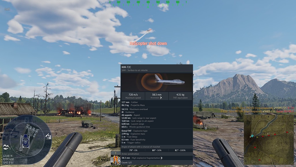 MIM-72E missile does not have smokeless motor, when it should - Ground ...