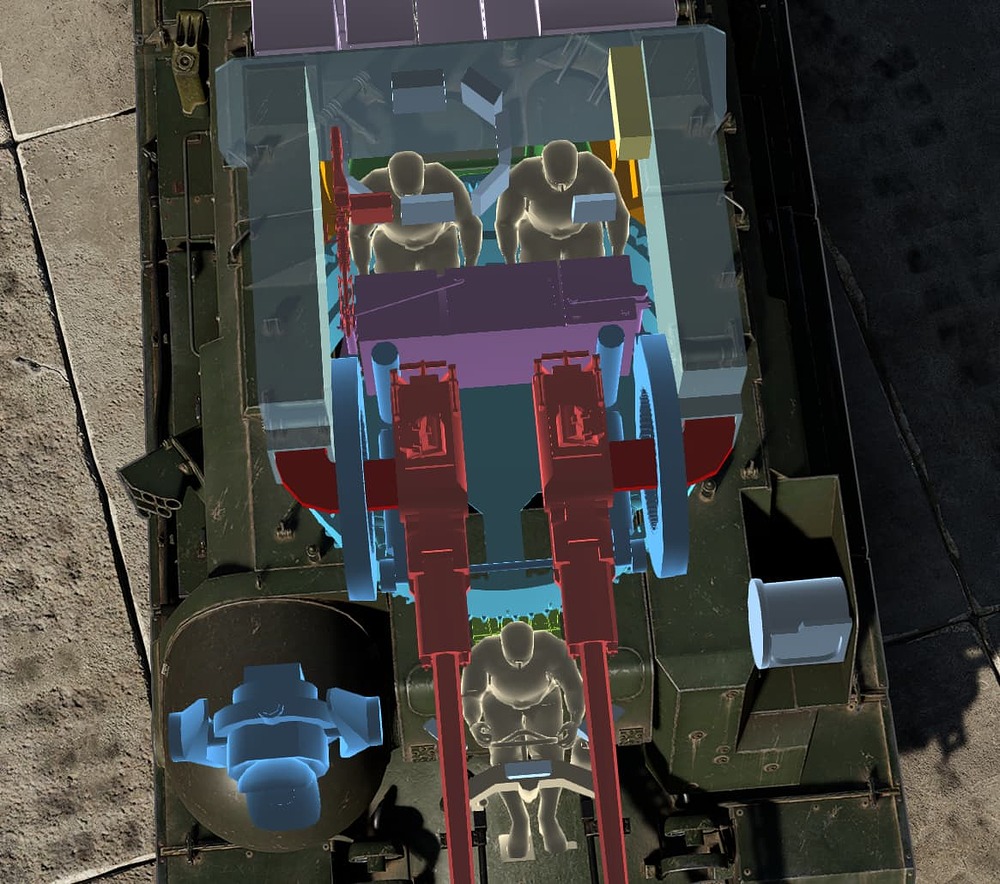 Why does the XM246 not get apds like the gepard. They have the same ...