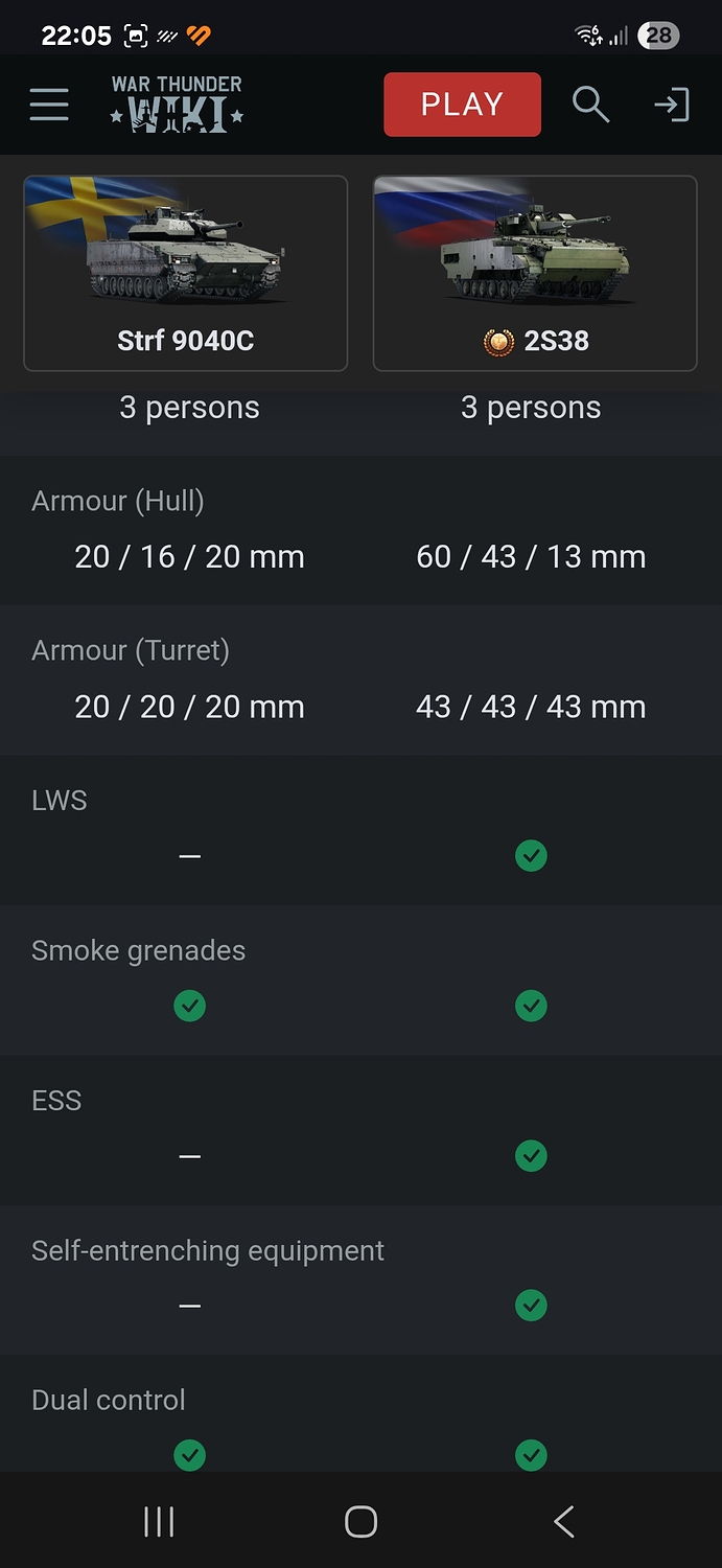 Strf 9040C vs 2S38 - General Discussion - War Thunder — official forum