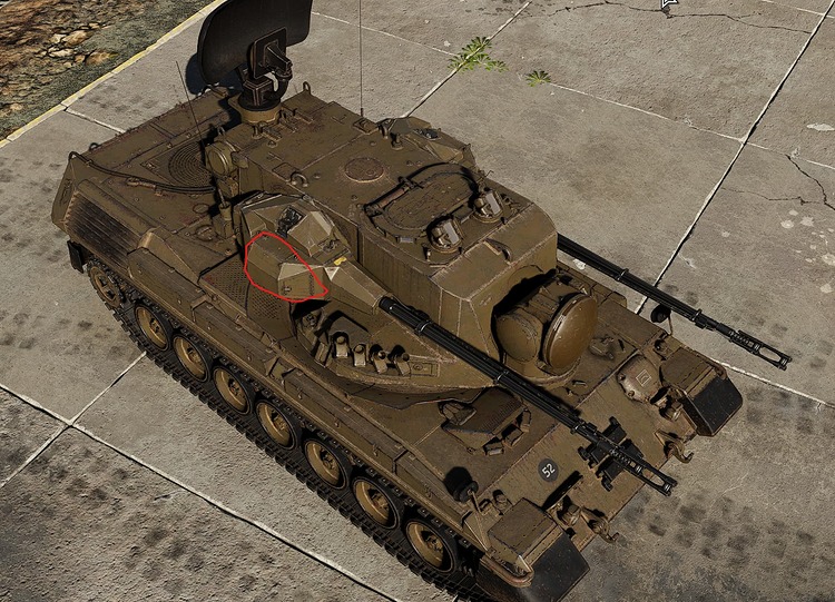 Why does the XM246 not get apds like the gepard. They have the same ...