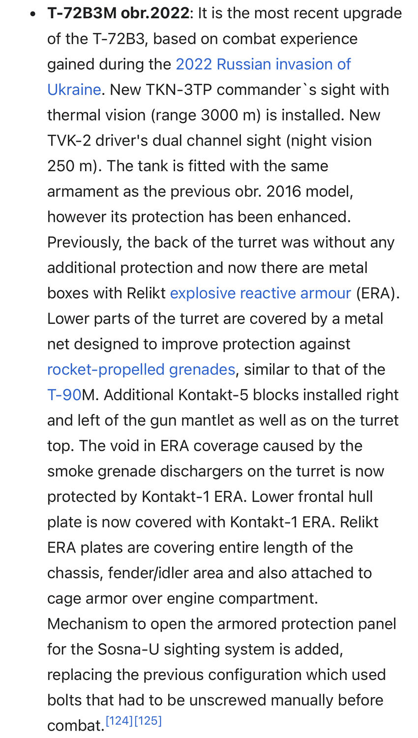 T72b3m no sandbags or relict ERA on hull - General Discussion - Dev ...