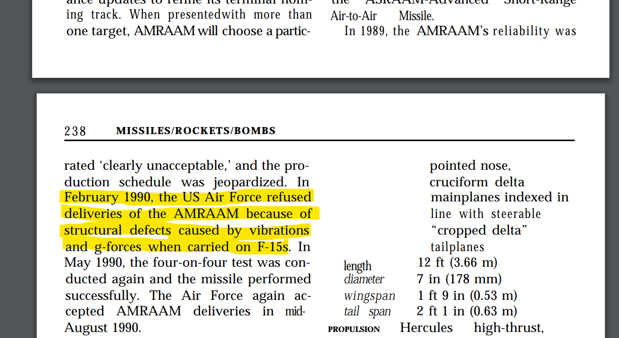 The AIM-120 'AMRAAM' - History, Design, Performance & Discussion - #1208 by MiG_23M - Aircraft ...