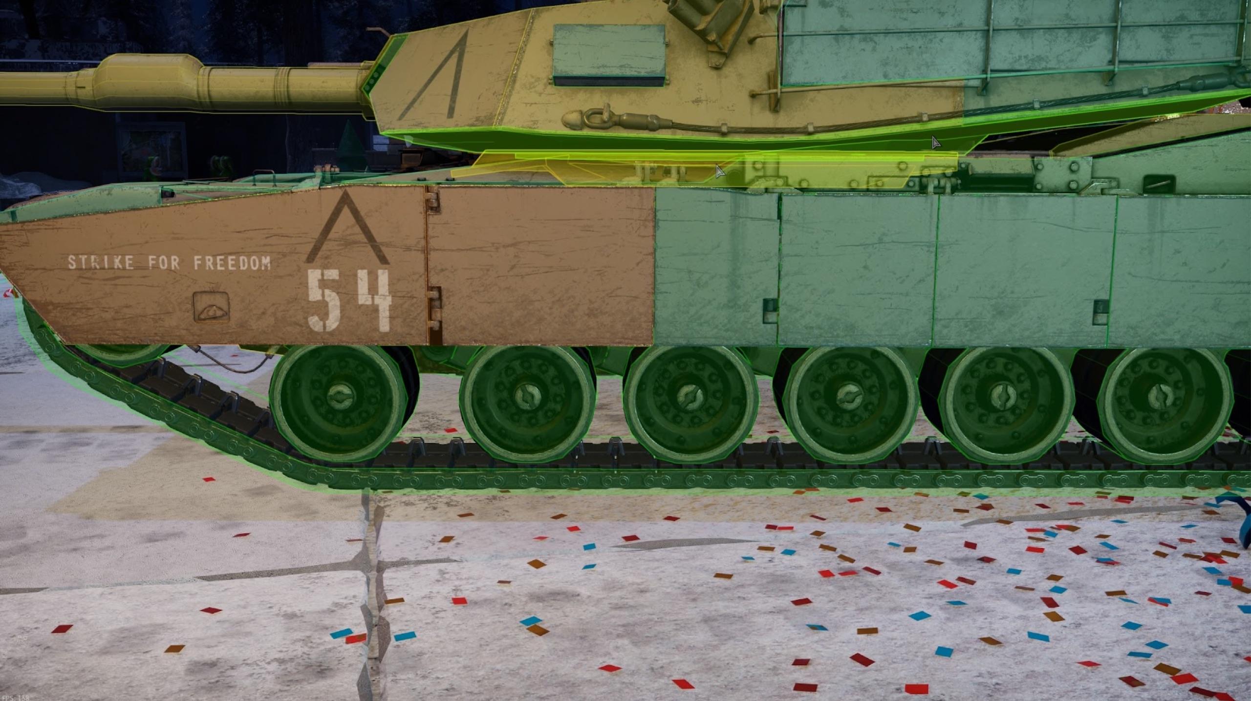 Abrams front glacis not shattering apfsds-t and turret ring ...