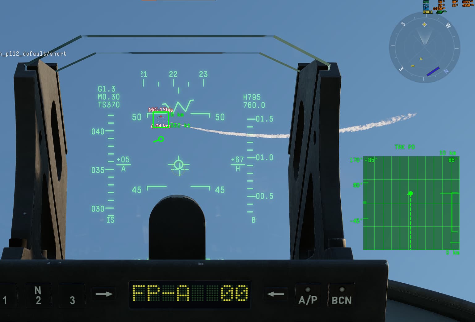 J-10A removed HMD and no target circle on HUD - Simulator Battle - War ...