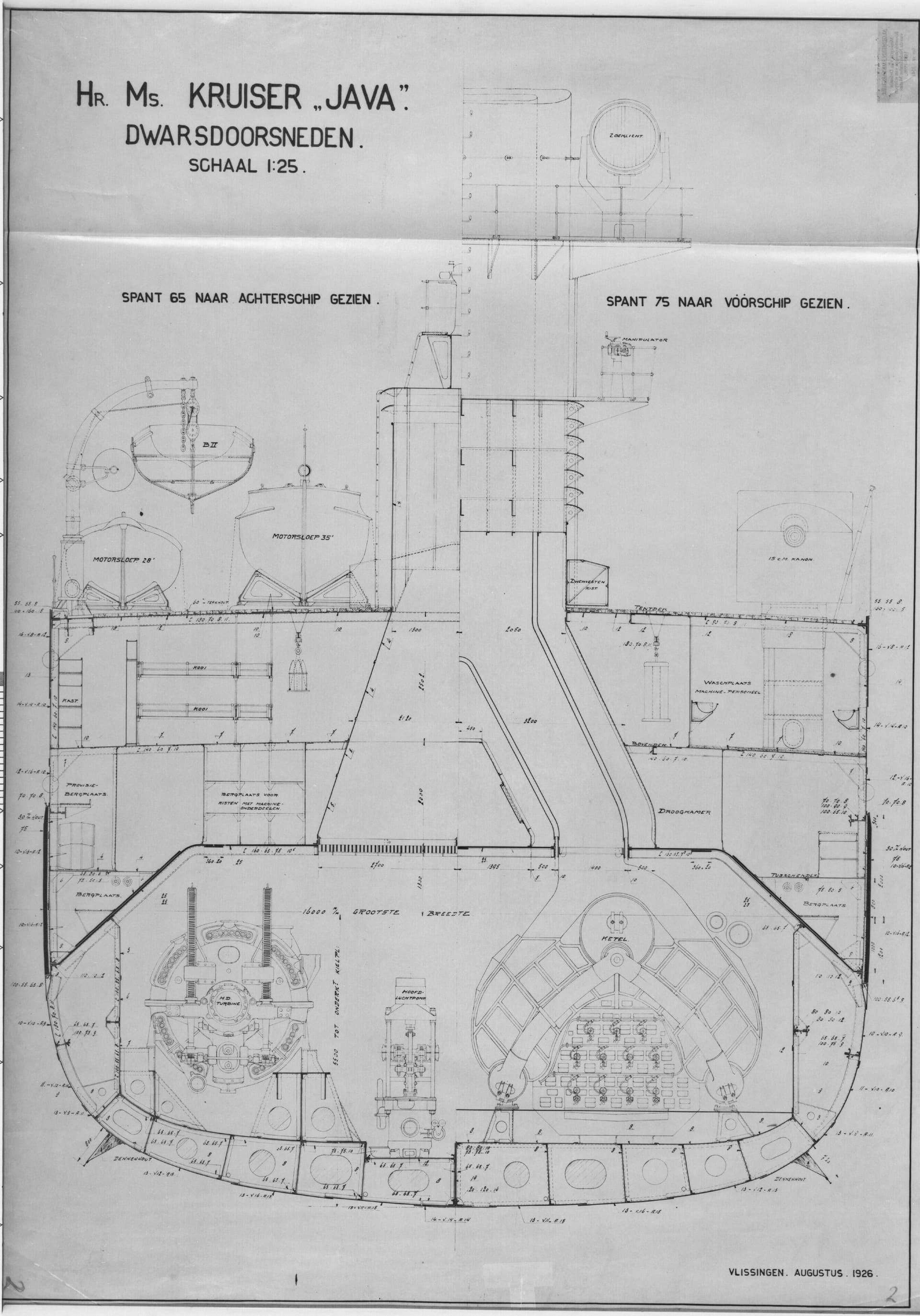 Java-class light cruiser, HNLMS Java (1921). A new chapter for the ...