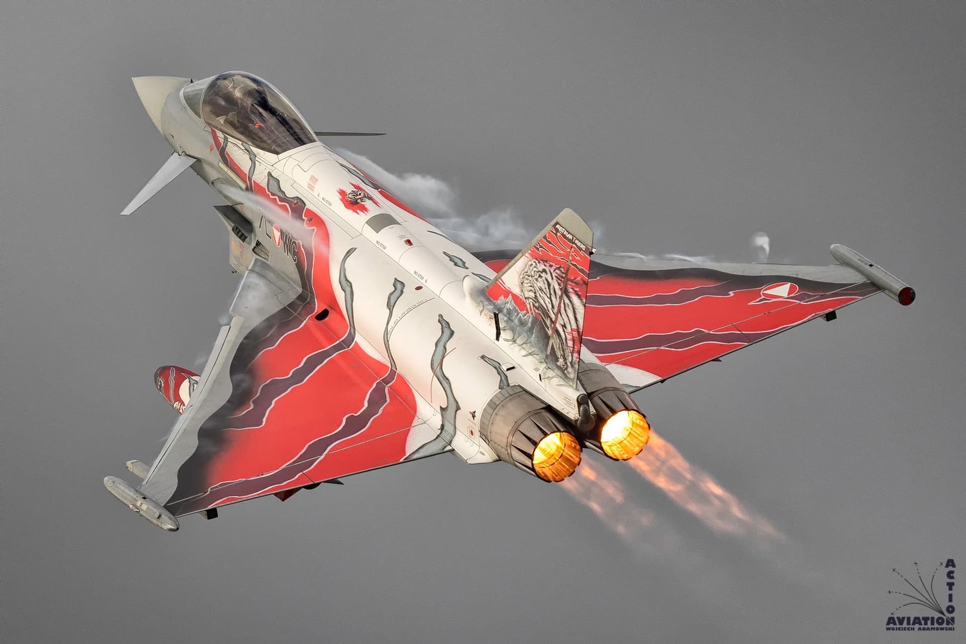 Bundesheer Eurofighter 7L-WC - "Austrian Tigers" 2022 Sonderfolierung ...