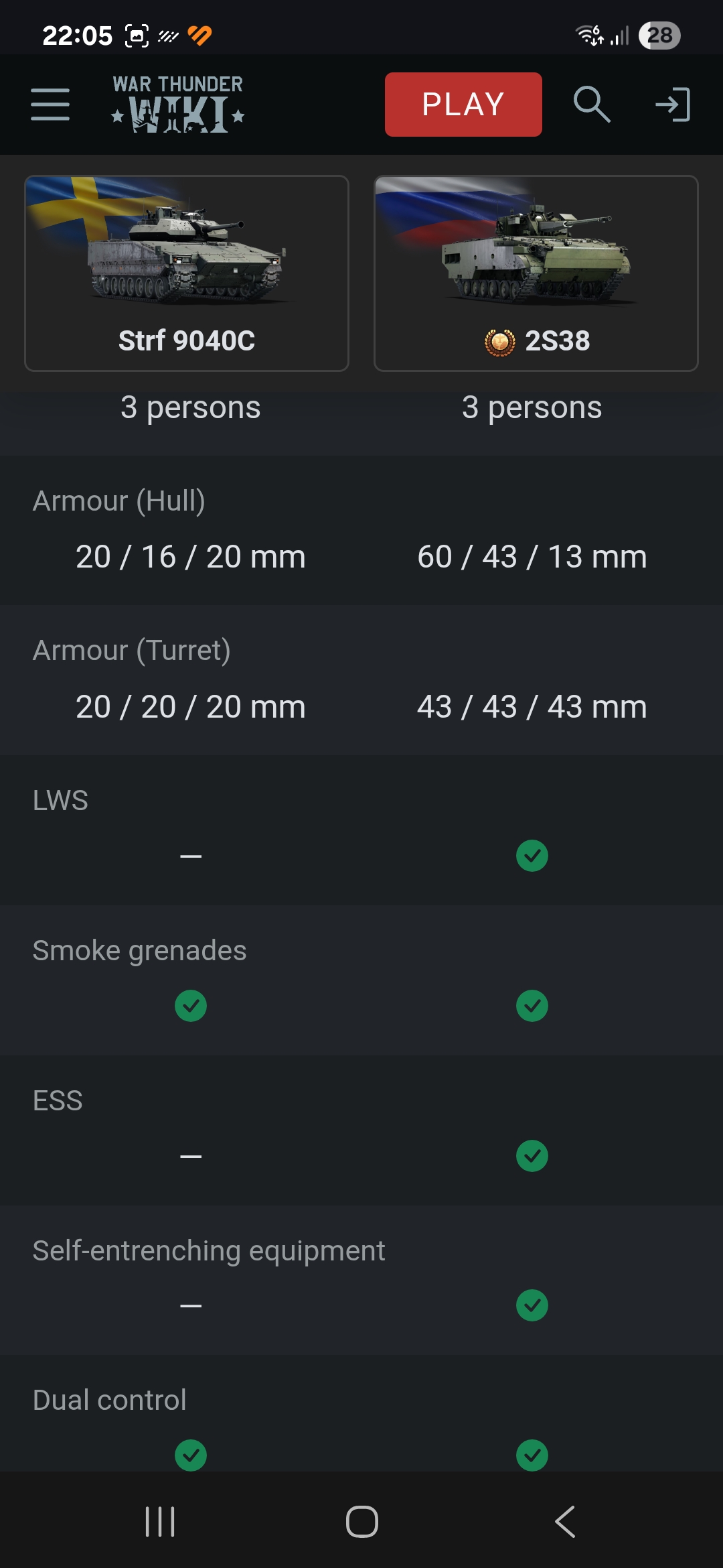 Strf 9040C vs 2S38 - General Discussion - War Thunder — official forum