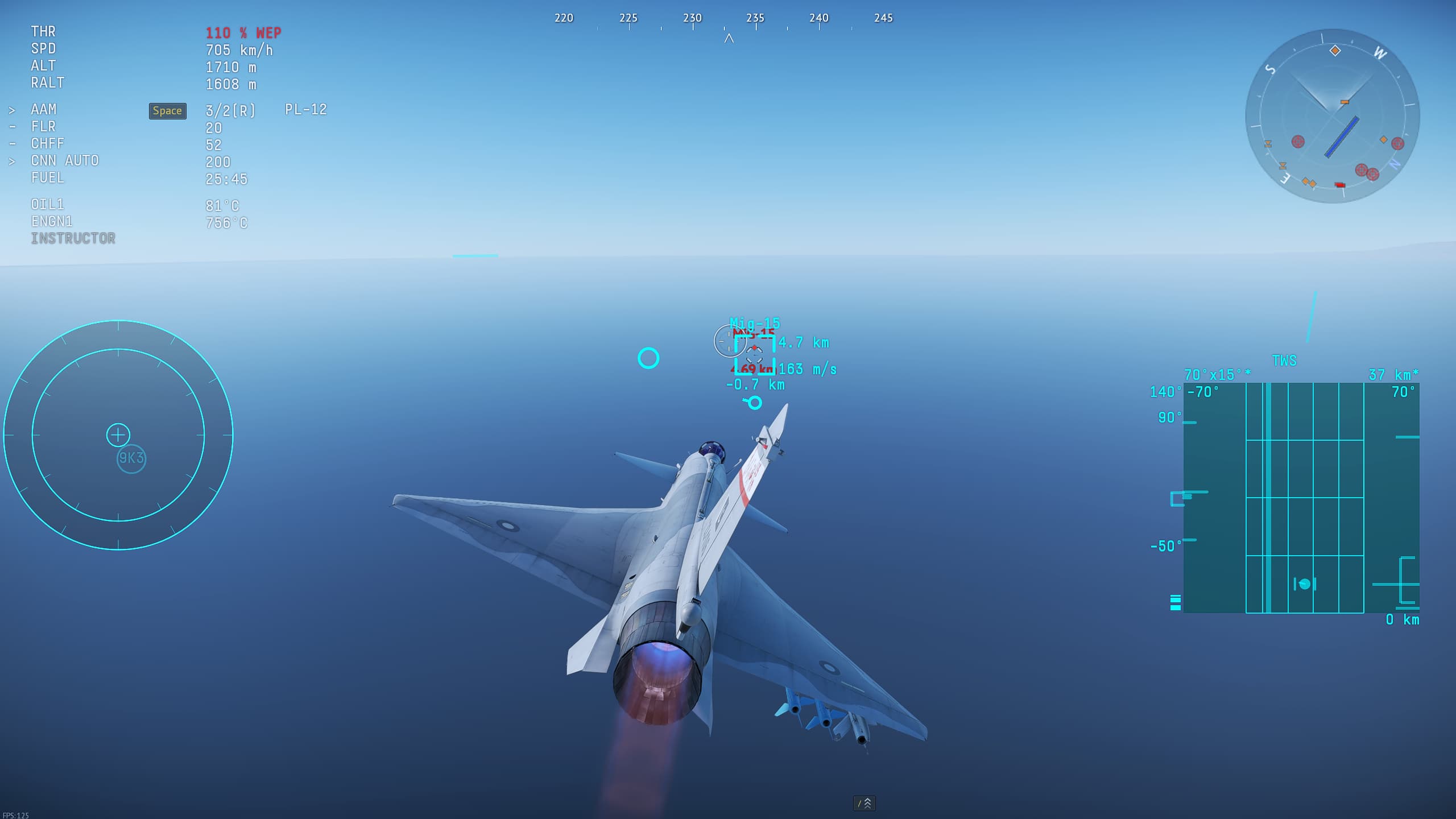 当携带瞄准吊舱时，歼10C雷达不显示NEZ/WEZ bug - 中文分论坛 - War Thunder — official forum