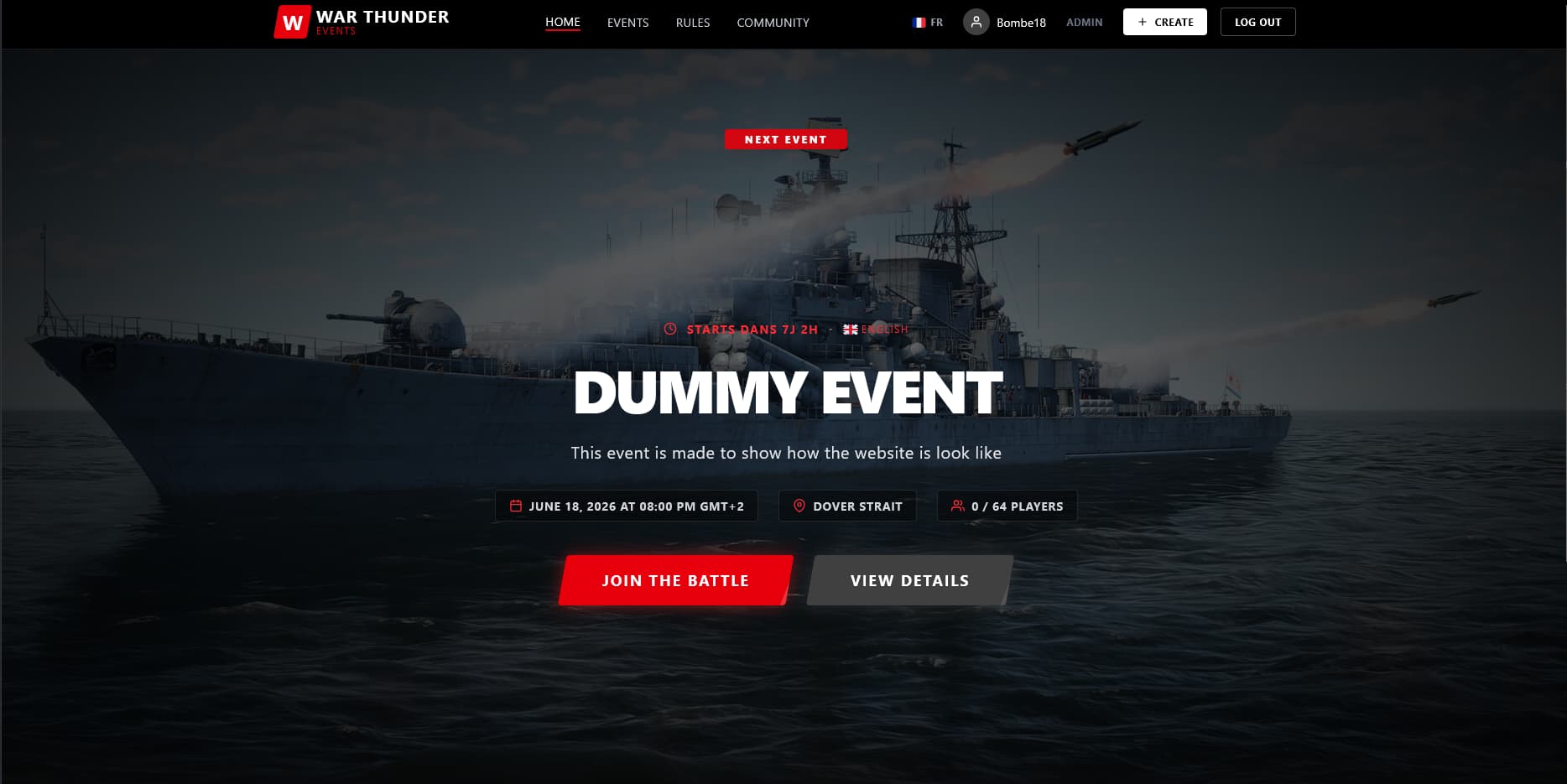 Warthunder Events - Website to connect all players together! - Fan Zone ...