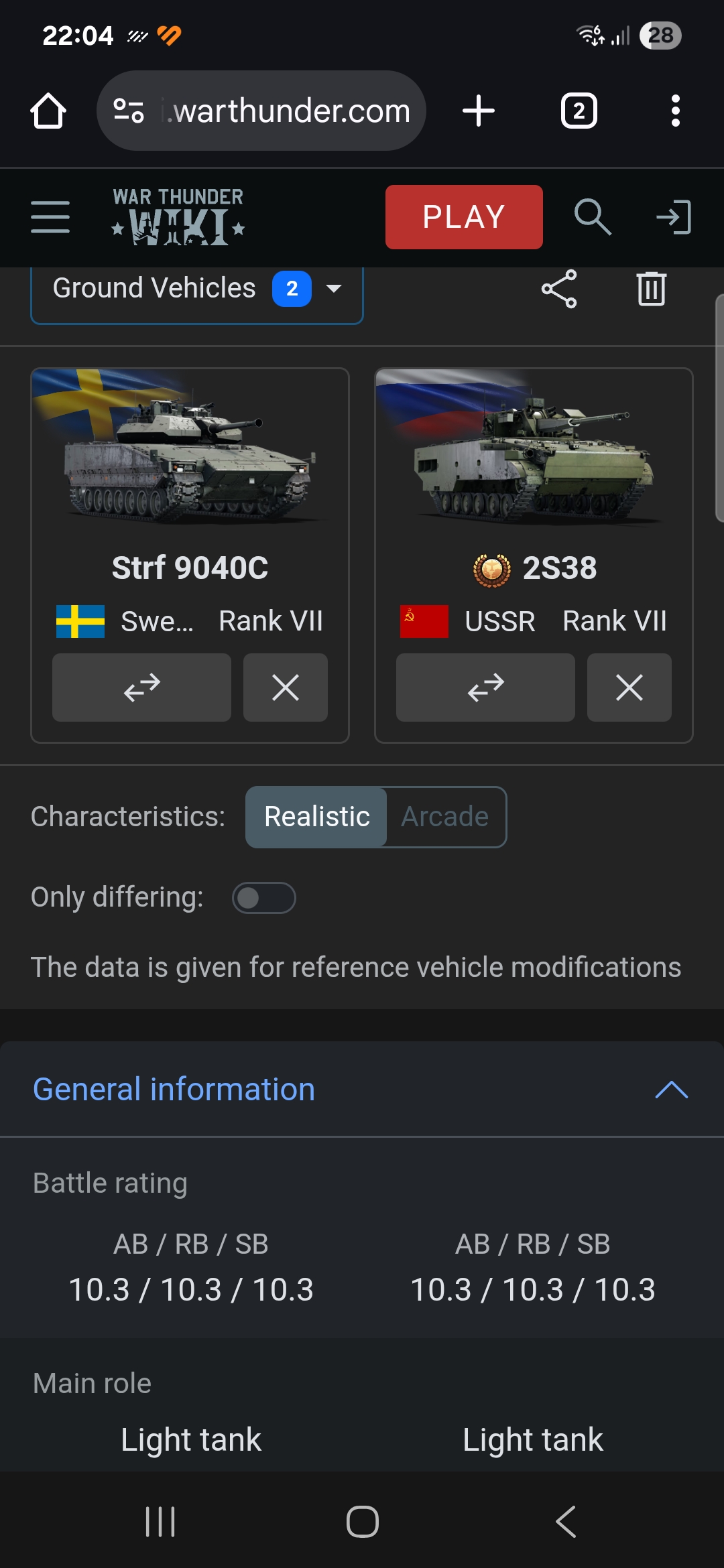 Strf 9040C vs 2S38 - General Discussion - War Thunder — official forum